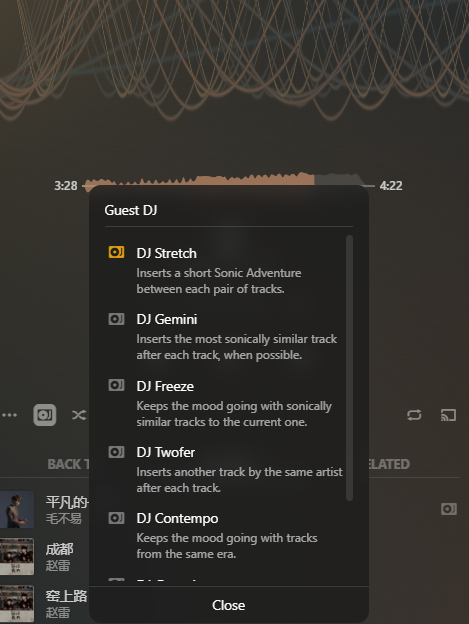 Plexamp 操作简介及中英文对照（4.7.4后已有中文版了）-LML|明亮 ‘s 记事本